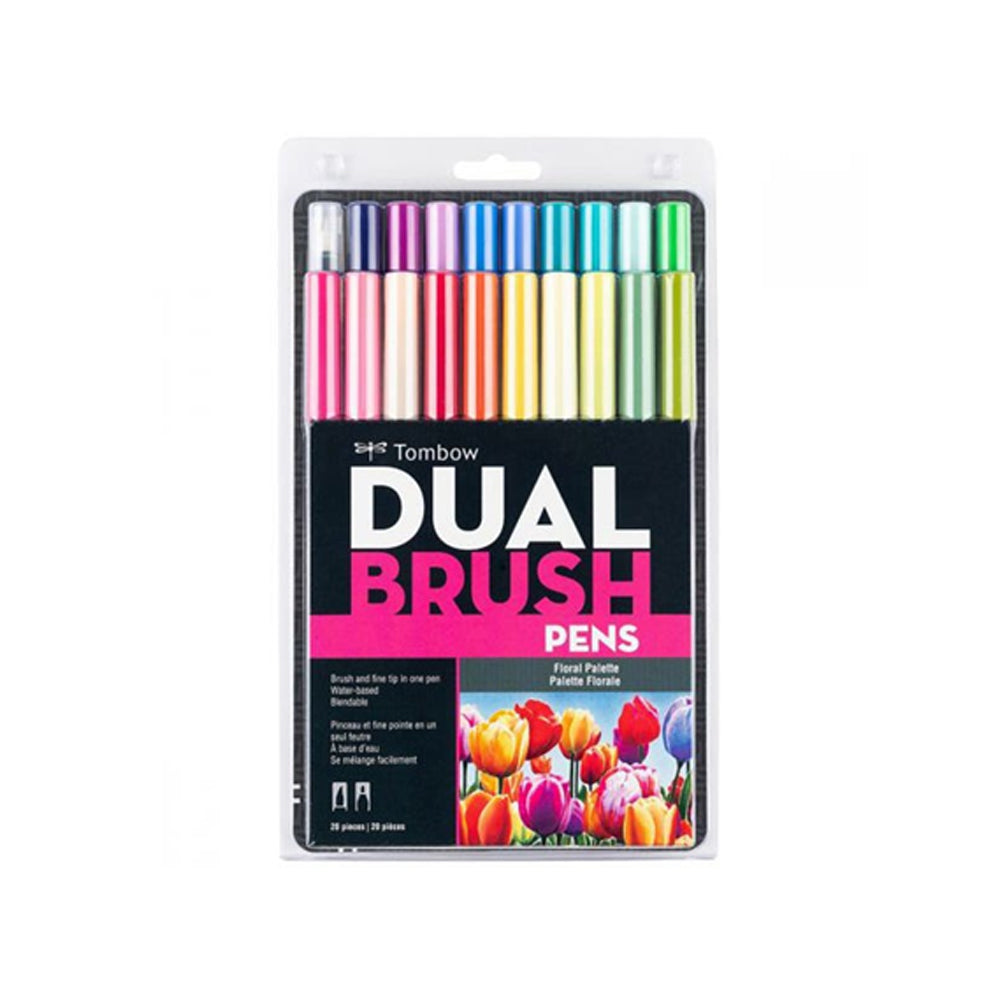 Tombow Dual Brush Pens Floral Set of 20 | ArtStore Online