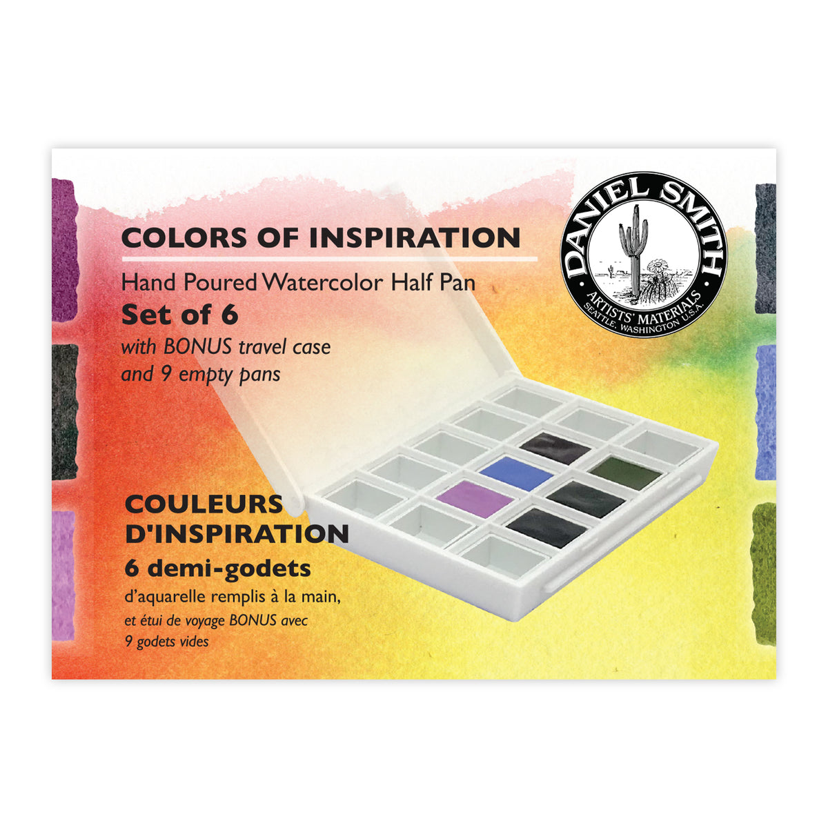 Daniel Smith Colours of Inspiration Watercolour Half Pan Set of 6