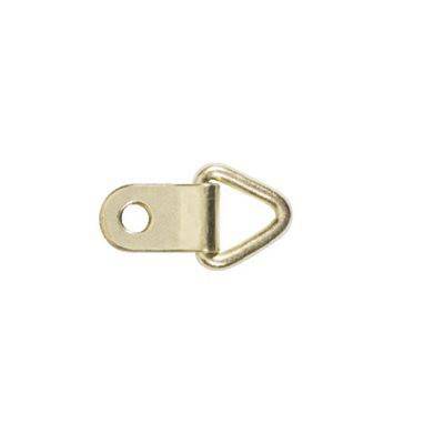 Brass plated mini D-ring - Pack 100