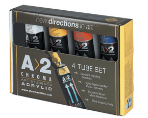 A>2 Student Acrylic Paint Sets | ArtStore Online